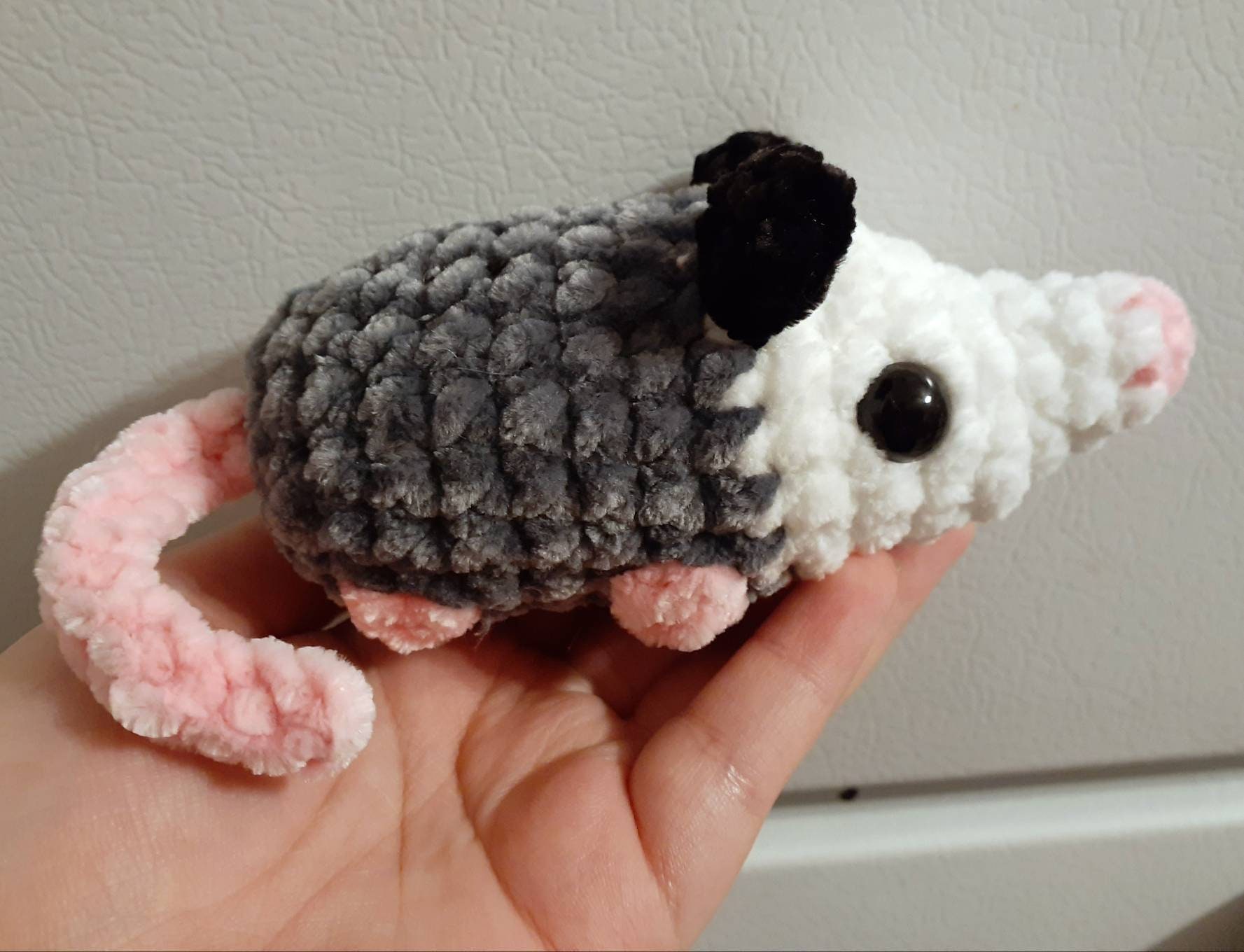 Crochet Possum, Possum Plush, Possum Stuffed Animal, Opossum Plushie ...
