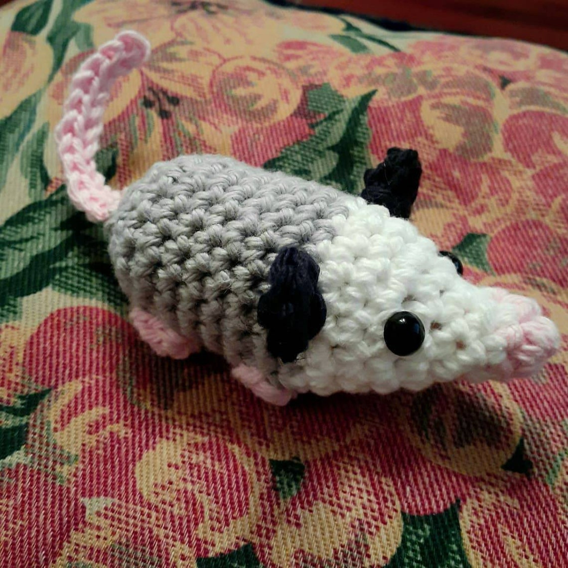 Crochet Possum Possum Plush Possum Stuffed Animal Opossum - Etsy