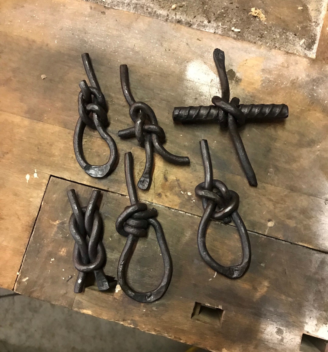 Hand-forged Scout Knots (6-knot Set) - Etsy
