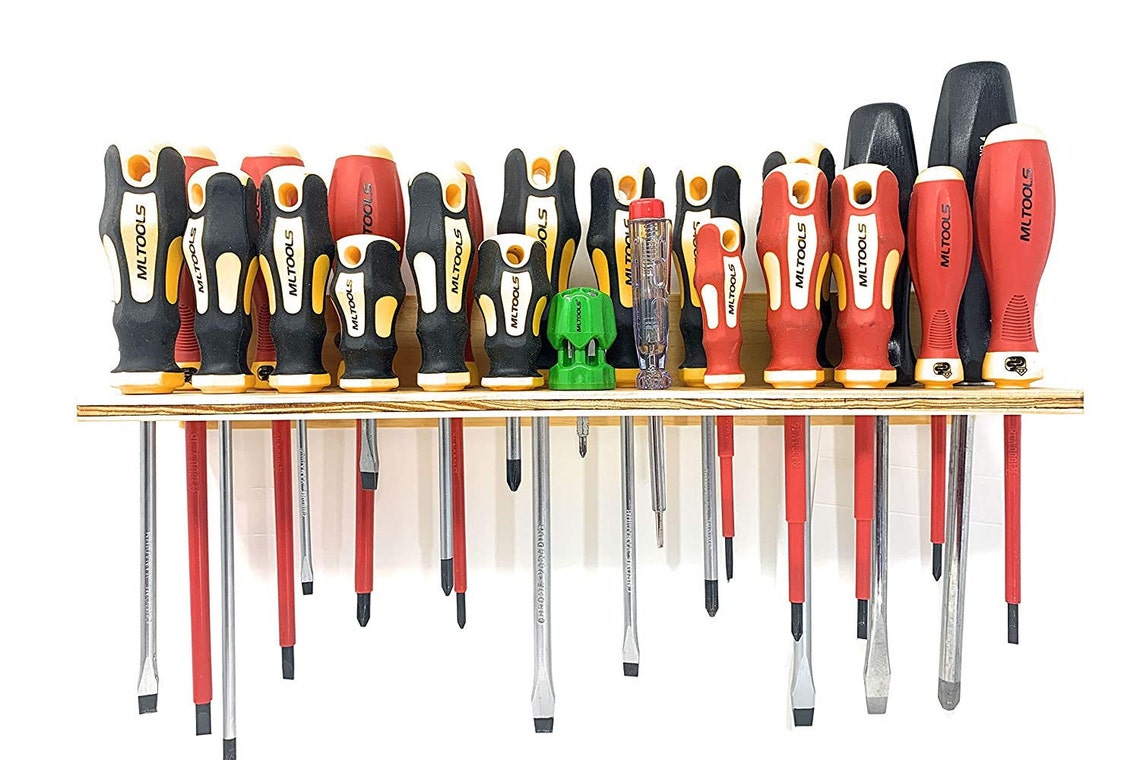 23 Screwdriver Organizer Tool Holder | Wall Mount Tool Holder | Hand ...