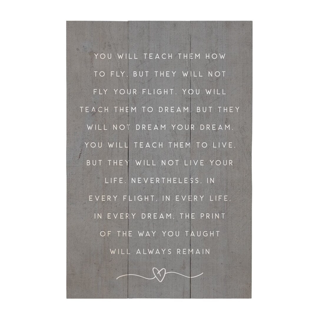 You Will Teach How to Fly Live Dream Rustic Pallet - Etsy