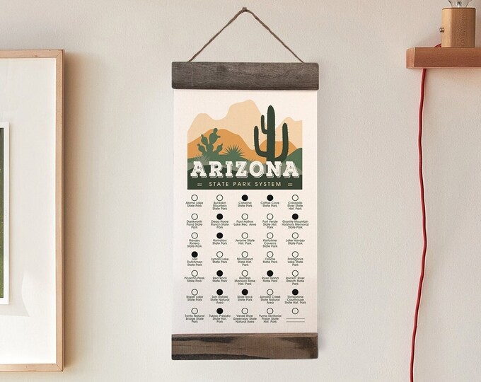 AZ State Park Adventure Checklist WITH Pen // Arizona State Parks ...