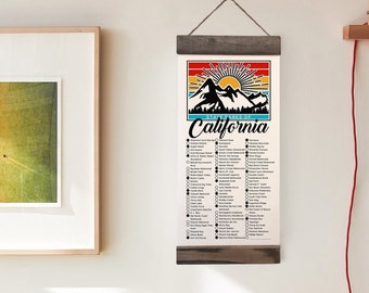 OR State Park Adventure Checklists WITH Pen // Oregon State // Canvas ...