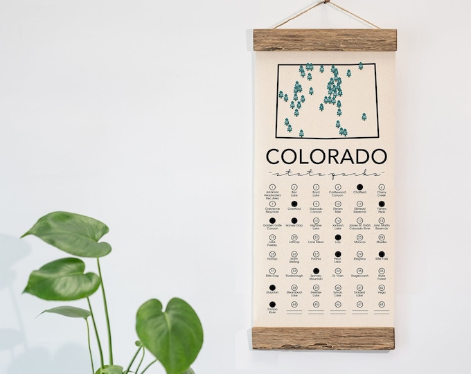 CO State Park Adventure Checklist WITH Pen // Colorado State Park ...