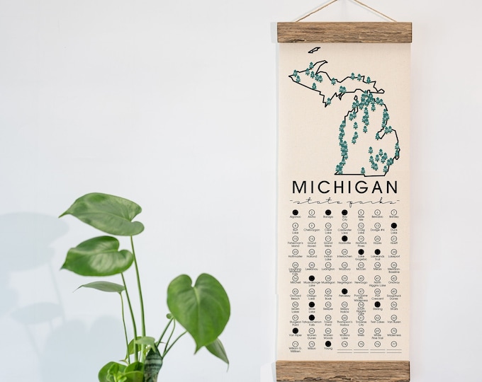 MI State Park Checklists WITH Pen // Pure Michigan // Travel Adventure ...