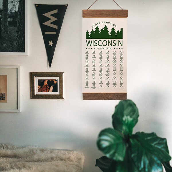 Wisconsin State Parks Poster - Etsy