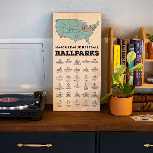 Baseball Park Bucket List - Etsy