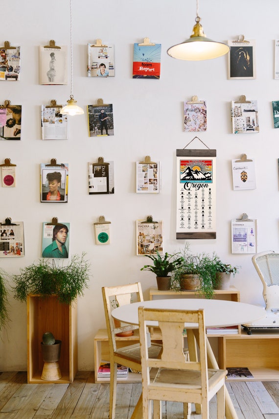 OR State Park Checklists WITH Pen // Oregon State // Canvas - Etsy