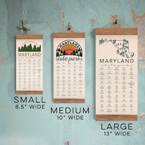 MD State Park Checklist WITH Pen // Travel Maryland Adventure // MD ...