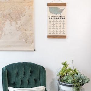 MLB Checklist With Pen, US Baseball Bucketlist, Travel Adventure, Check ...