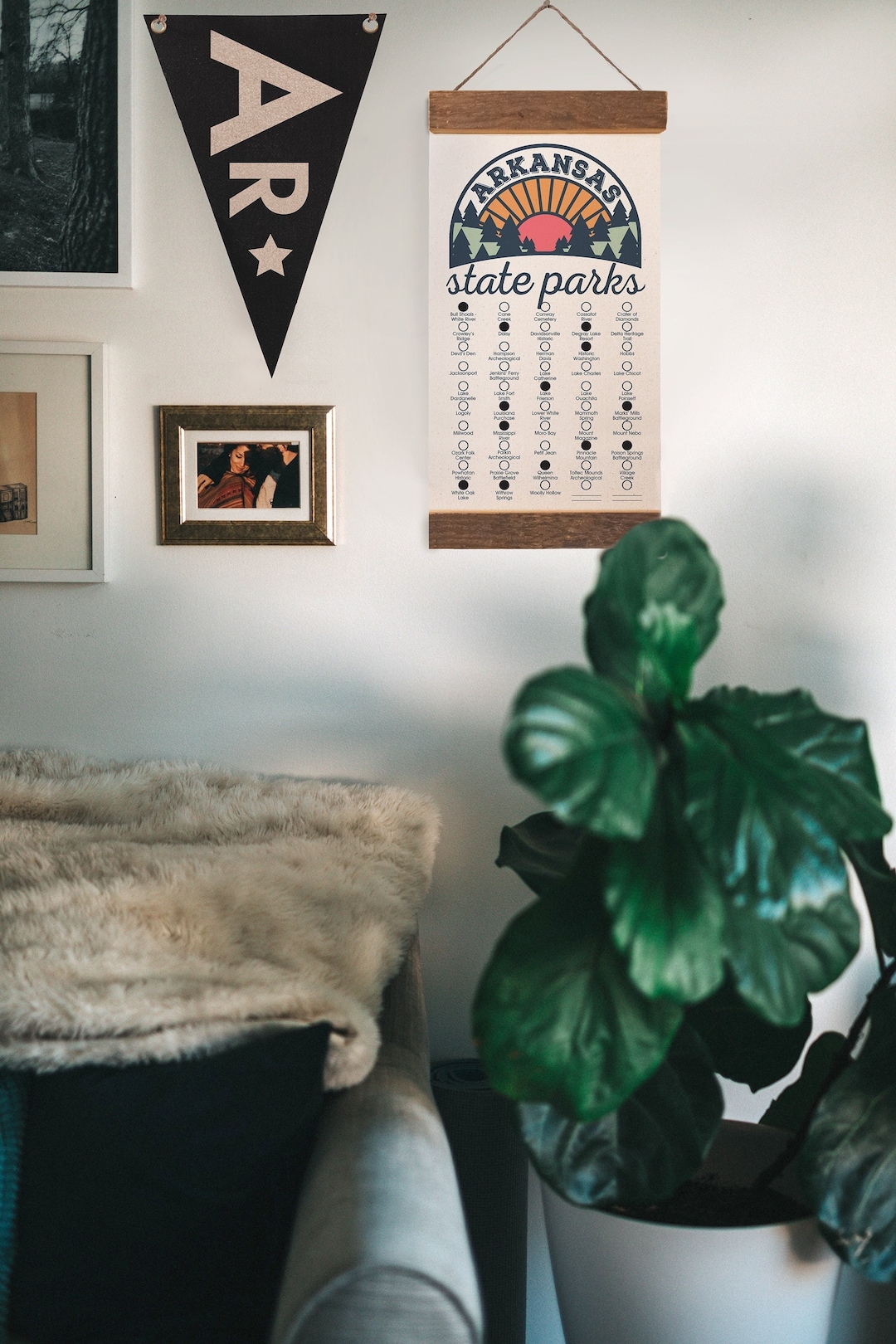 AR State Park Adventure Checklist WITH Pen // Arkansas State Park ...