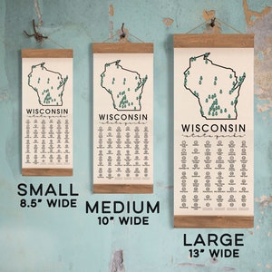WI State Park Adventure Checklist WITH Pen // Wisconsin State Park ...