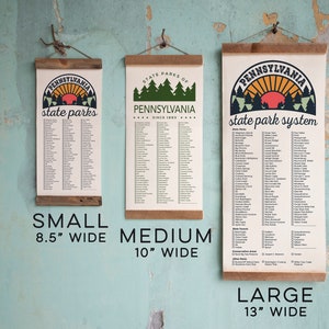 Pennsylvania State Park Checklist WITH Pen // Travel Pennsylvania ...