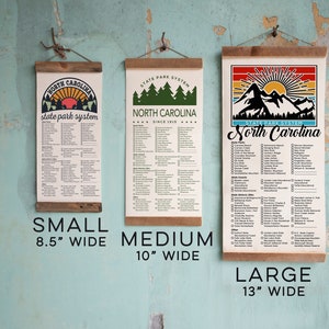 NC State Park Adventure Checklist WITH Pen // North Carolina State Park ...