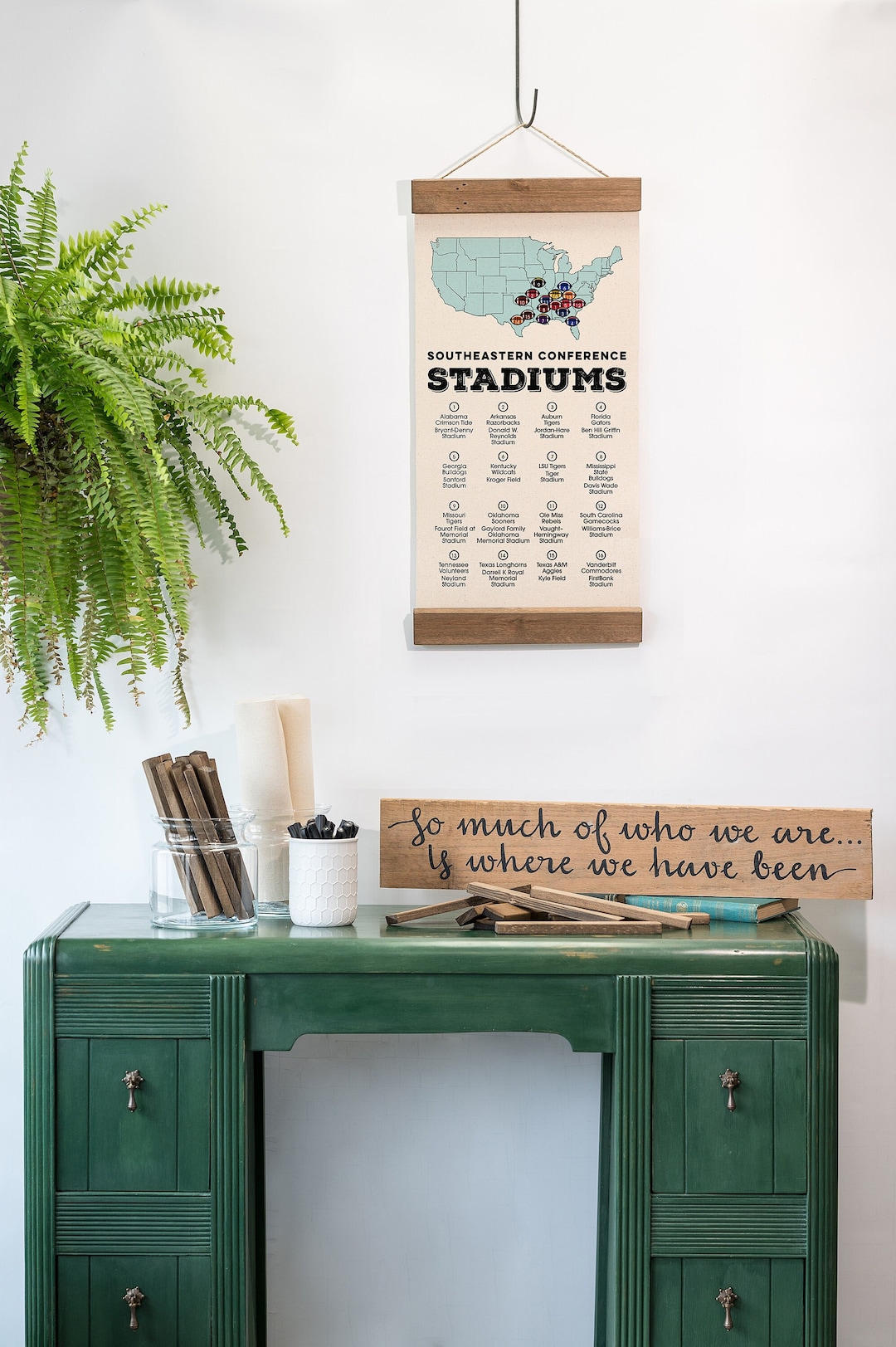 SEC Checklist With Pen, US Football Bucketlist, Travel Adventure, Check ...