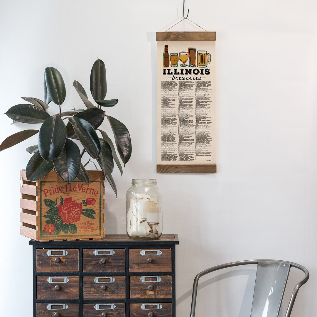 IL Brewery Checklist WITH Pen / Illinois Beer Bucket List // Travel ...