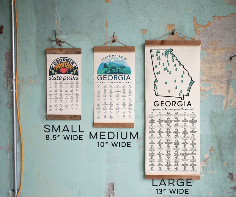 GA State Park Adventure Checklist WITH Pen // Georgia State - Etsy