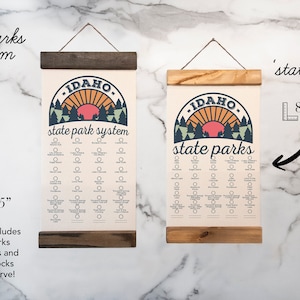 ID State Park Adventure Checklist WITH Pen // Idaho State Park ...