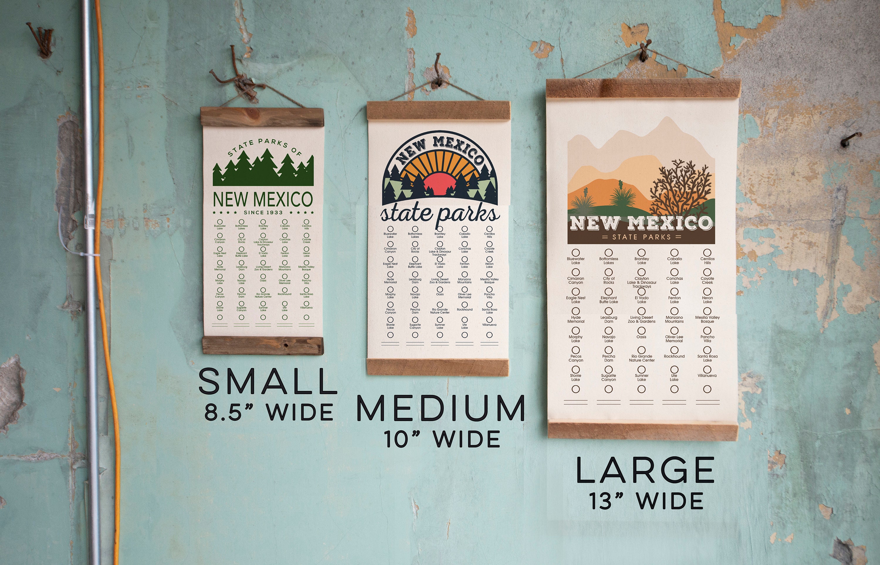 NM State Park Adventure Checklist WITH Pen // New Mexico State Park ...