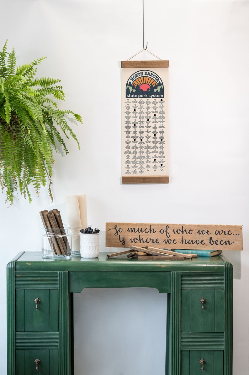 ND State Park Adventure Checklist WITH Pen // North Dakota - Etsy