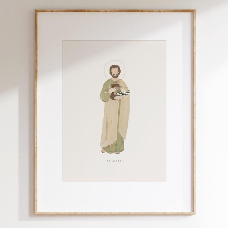 St. Joseph Print - Etsy