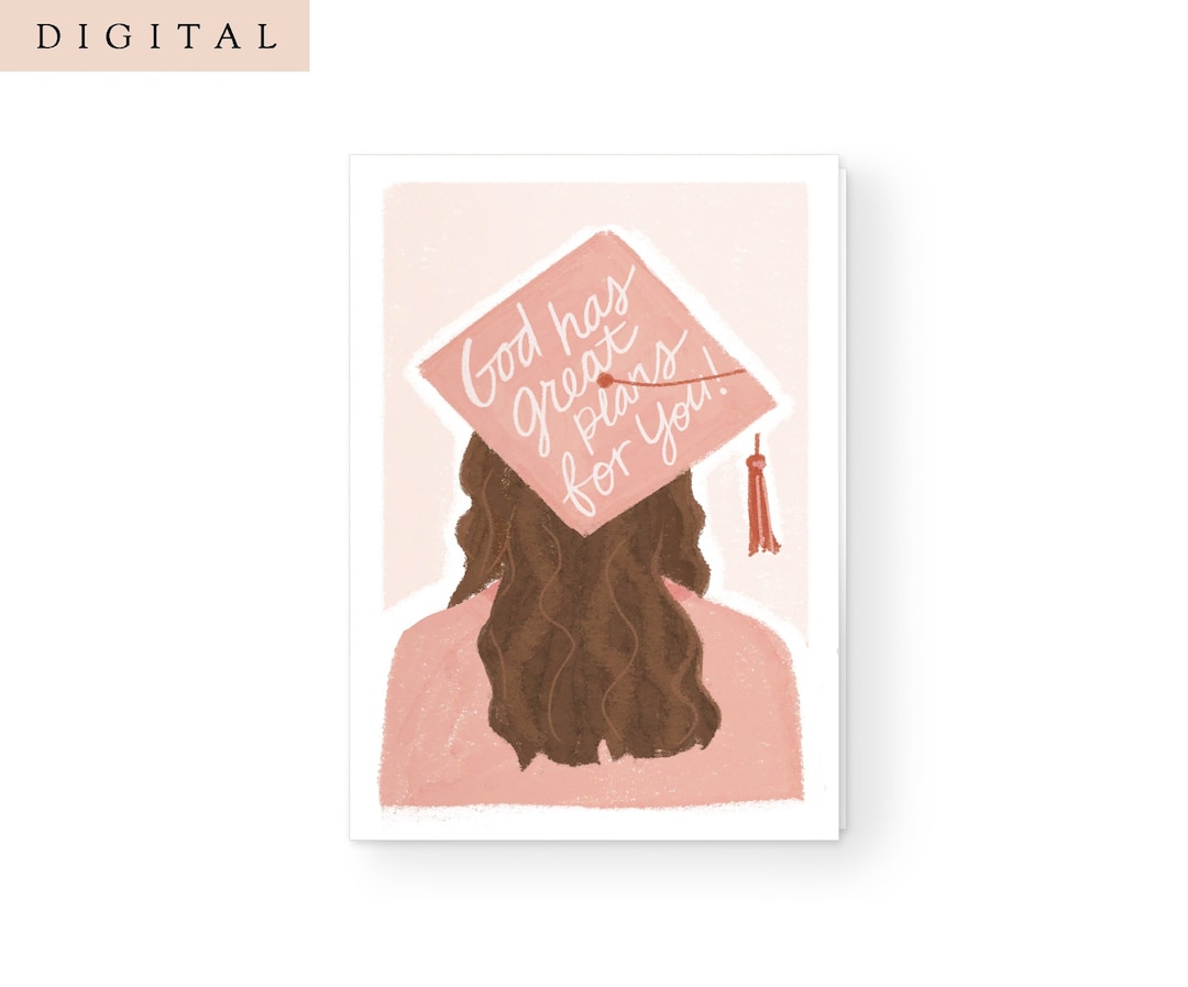 Christian Graduation Card PRINTABLE Religious Congrats Card Catholic ...