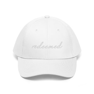 Redeemed Embroidered Hat Embroidered Christian Hat Catholic - Etsy