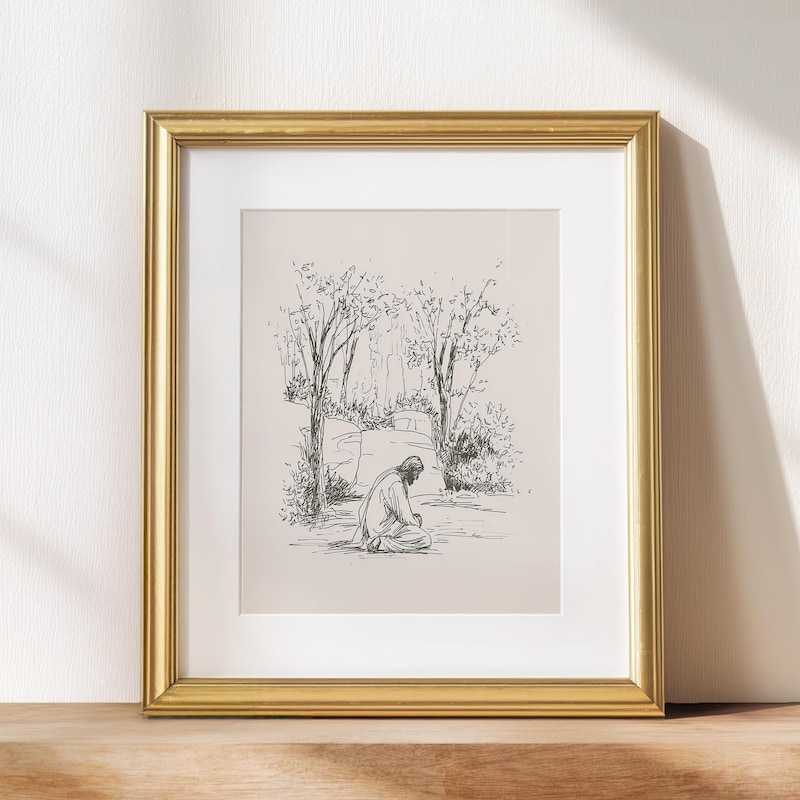 Subtle Catholic Art Jesus - Etsy