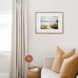 Abstract Landscape Jesus Oil Painting Modern Christian Wallart Catholic ...