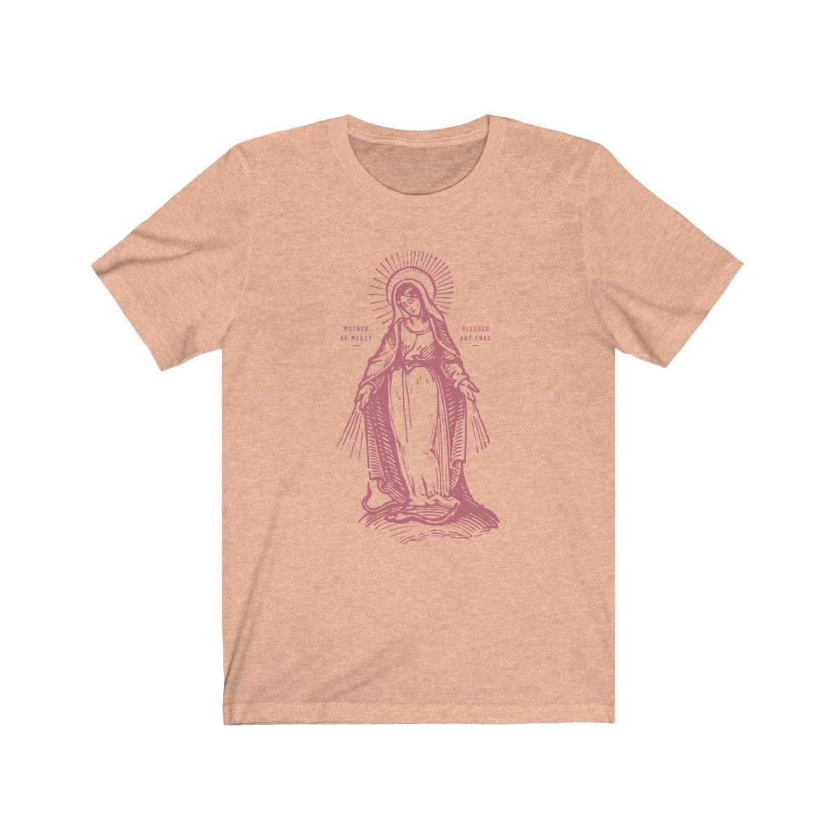 Virgin Mary T Shirt, Catholic T Shirt, Catholic Apparel, Catholic Tee ...