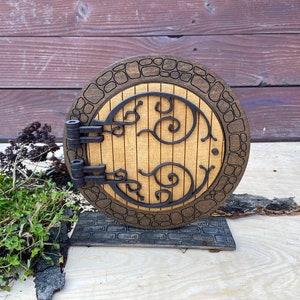 Hobbit Door, Lord of the Rings Decor, Lotr Door Decor, Shire Fairy Door ...