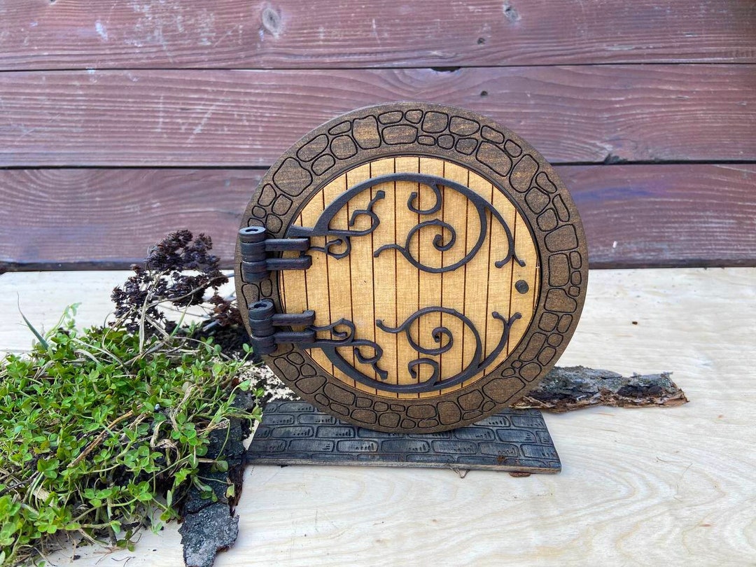 Hobbit Door, Lord of the Rings Decor, Lotr Door Decor, Shire Fairy Door ...