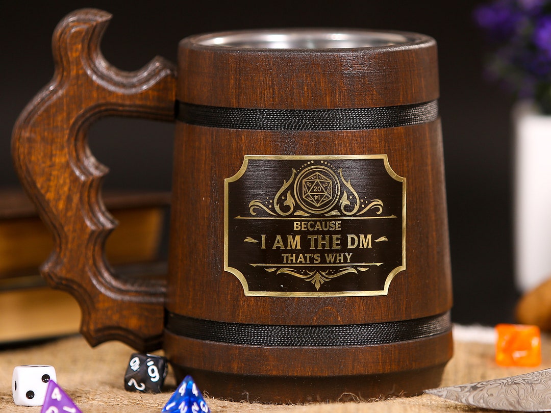 Dungeon Master Mug, Dungeons and Dragons Gifts, Because I Am DM That's ...
