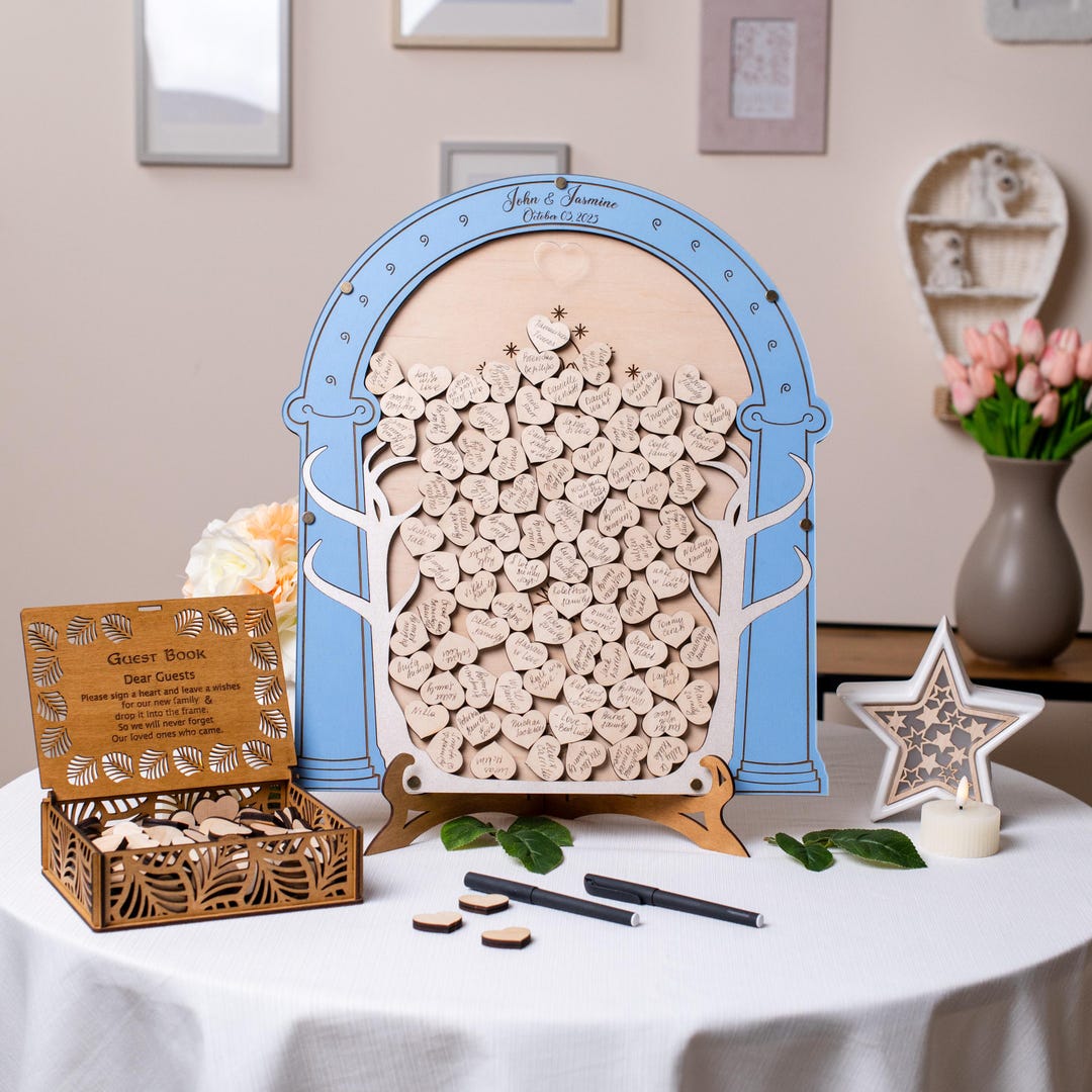 Magic Dwarven Door Wedding Guest Book Ideas Alternative - Tree Wedding ...