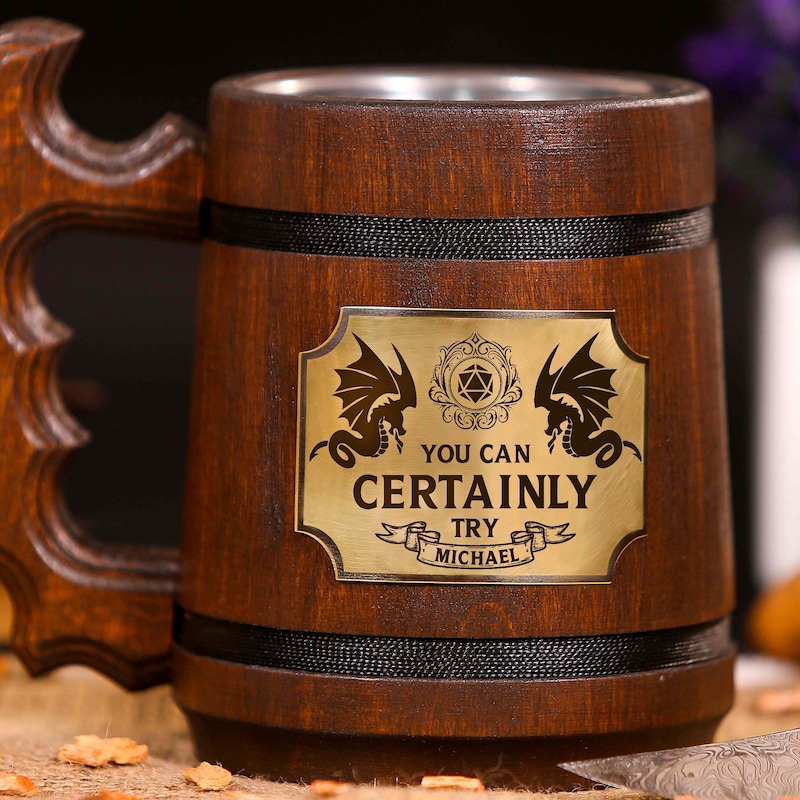 Dnd Beer Can Holder - Etsy