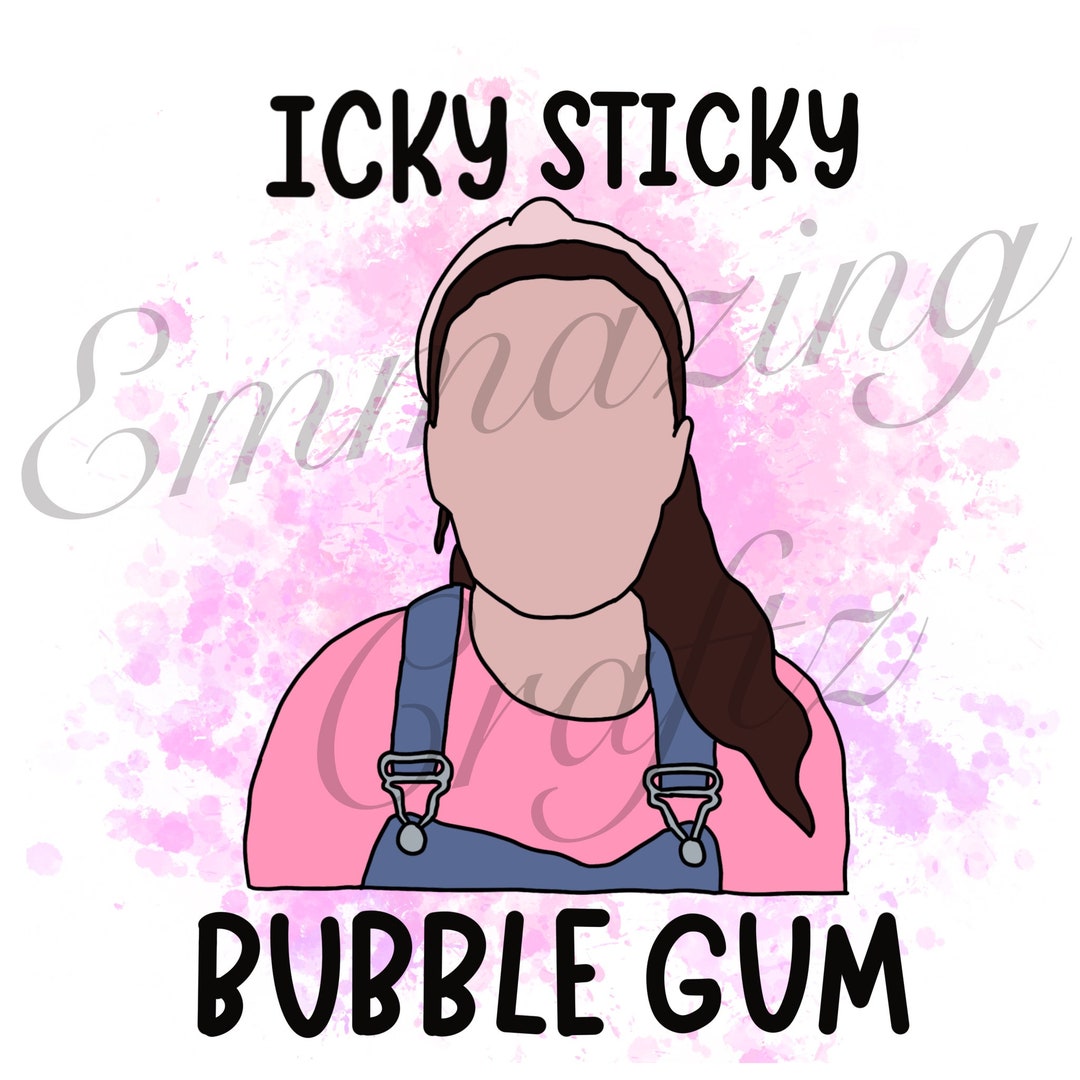 Icky Sticky Bubble Gum Png | Ms. Rachel Png | Kid Png | Sublimation ...