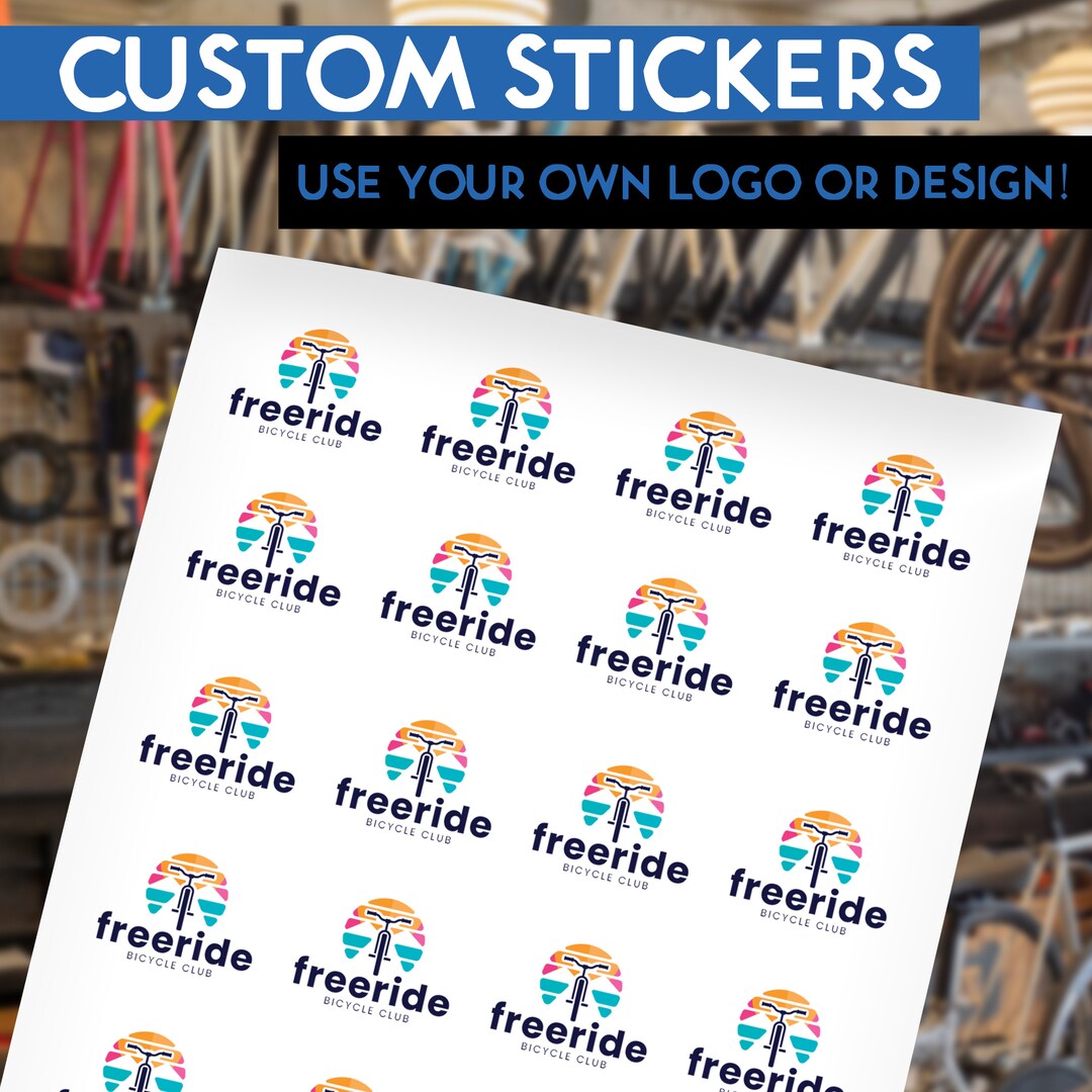 Custom Logo Vinyl Stickers, Your Logo Stickers for Business, Custom ...
