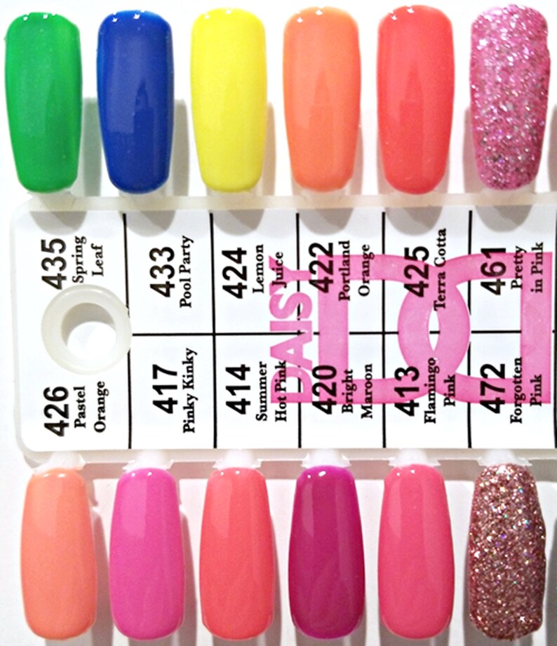 DND Daisy Lemon Juice 424 Soak off DND Gel Polish Matching - Etsy