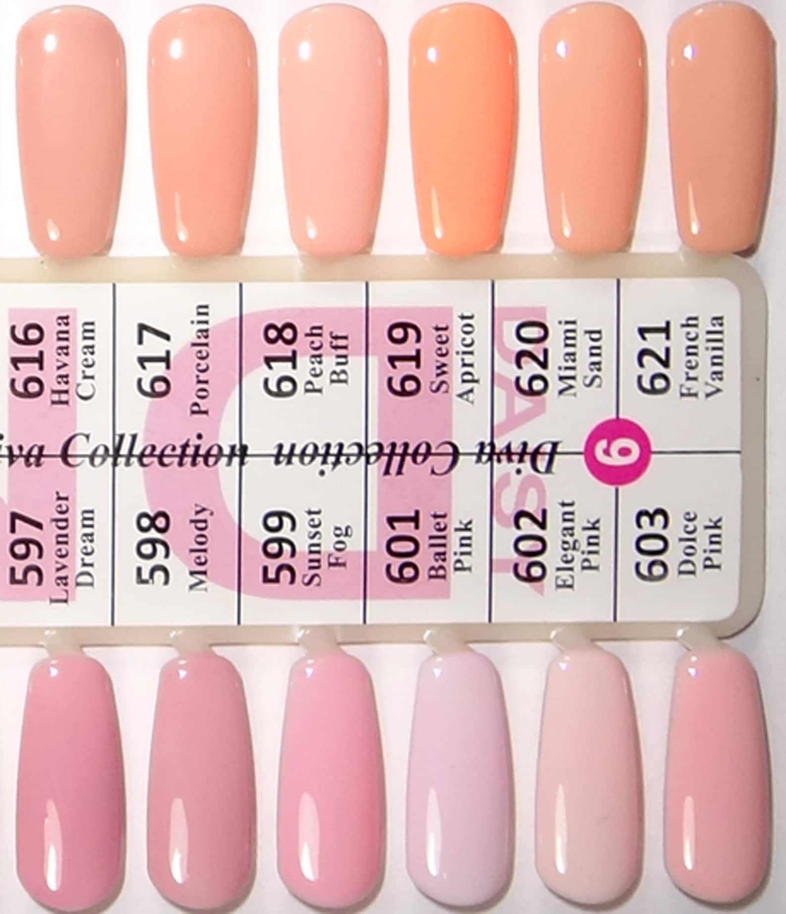 DND Daisy Elegant Pink 602 Soak off DND Gel Polish Matching - Etsy