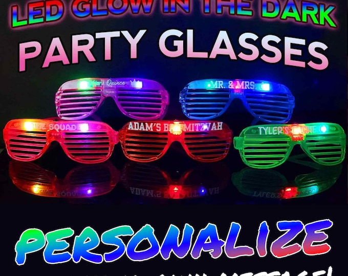 Cyberpunk Customizable LED Glasses - Etsy