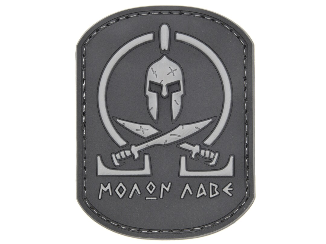 Molon Labe Battle Worn Spartan Morale PVC Patch Removable - Etsy