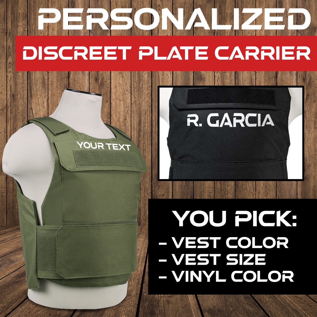 Custom Discreet Plate Carrier - Personalized Tactical Vest Gift - Etsy