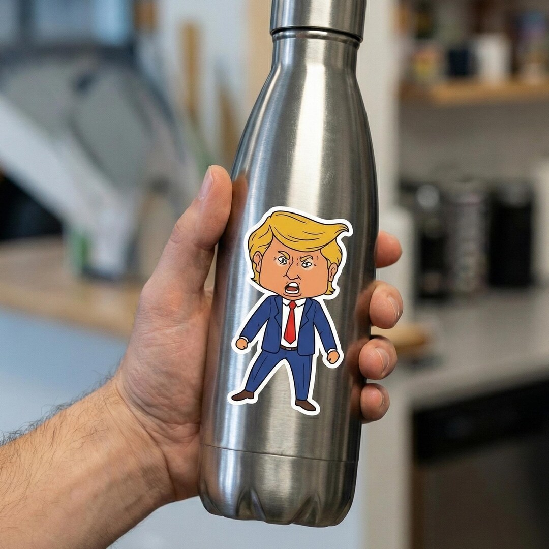 Happy Trump Decals, Waterproof Stickers for Cups, Phones, Mugs - Etsy