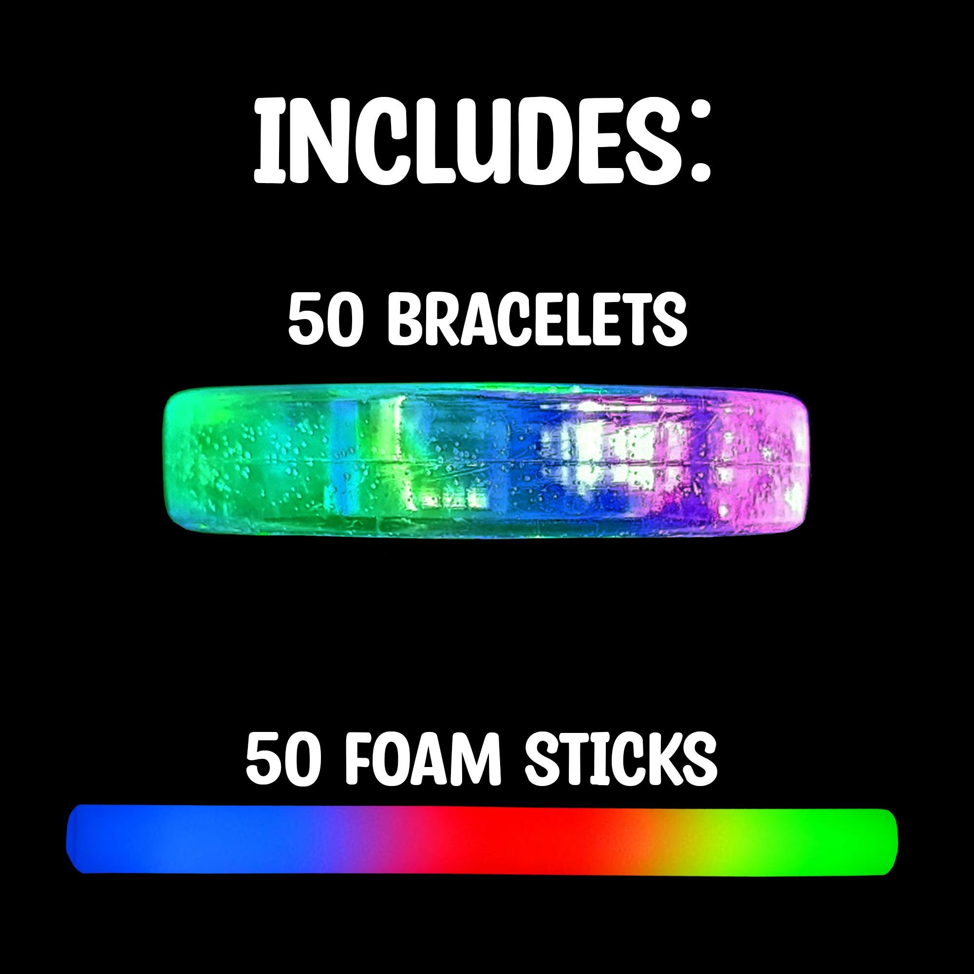 Personalized LED Glow Stick & Bracelet Set, Wedding Favors - Etsy