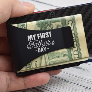Personalized Wallet for Father's Day, Men's Wallet, Gift for Men, Slim ...