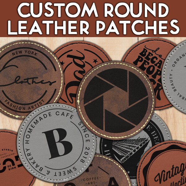 Custom Iron on Patches Leather - Etsy
