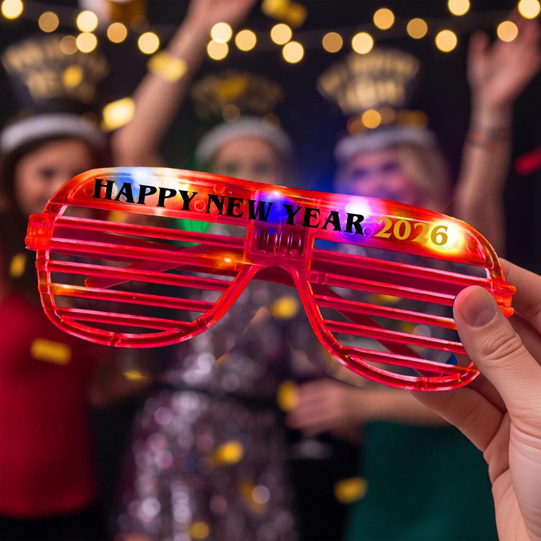 Light up New Year's Eve Party Glasses, Assorted Glow Shades - Etsy