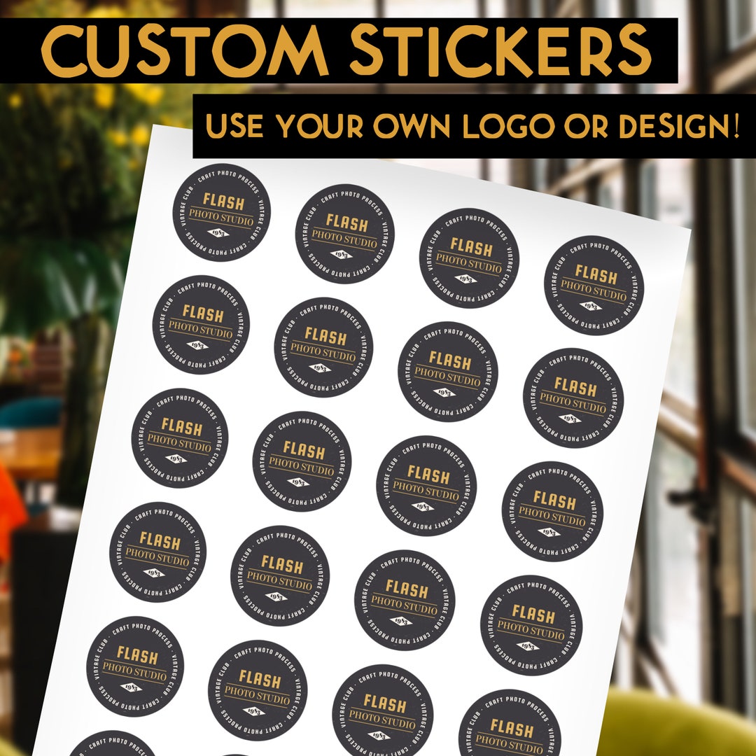Custom Logo Vinyl Stickers, Your Logo Stickers for Business, Custom ...