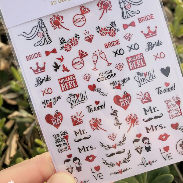 Nail Art Sticker - Etsy