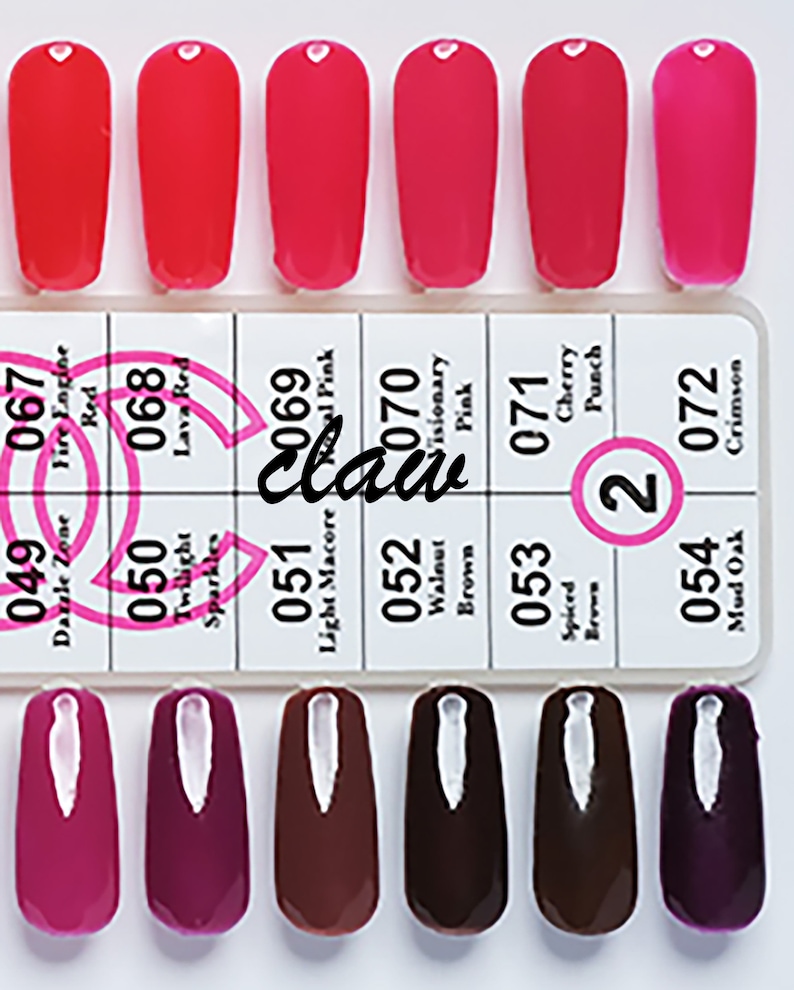 DND DC Cherry Punch 071 Soak off DND Gel Polish Matching Nail - Etsy